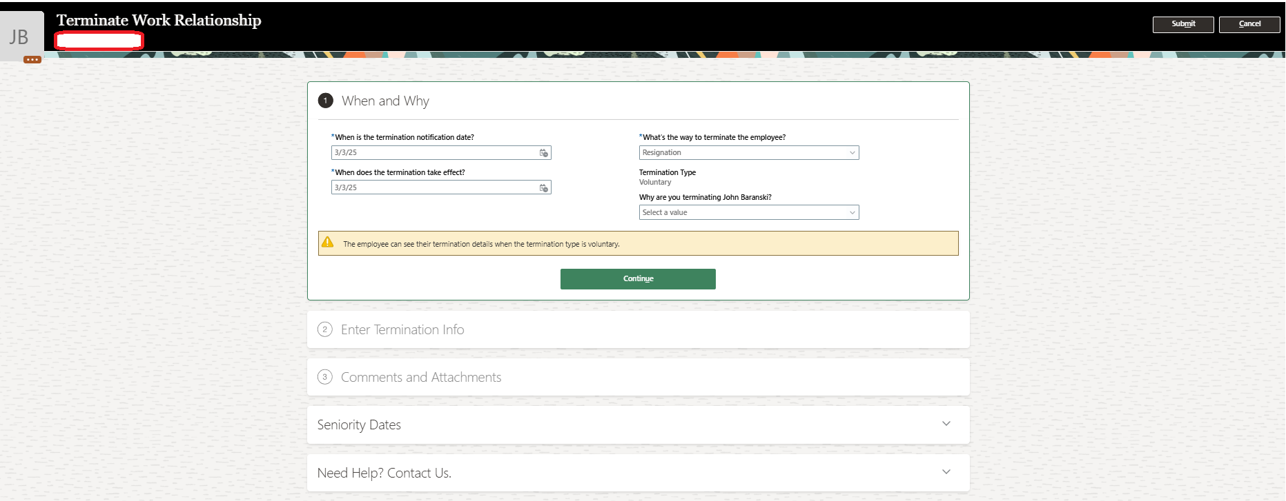 Terminate an Employee in Oracle Fusion - Thinkapace Consulting ...