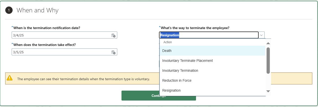 Terminate an Employee in Oracle Fusion - Thinkapace Consulting ...