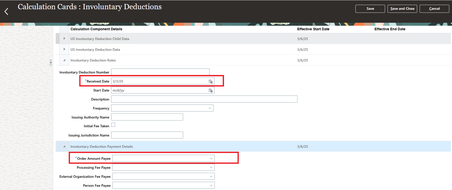 Create Garnishment Calculation Card in Oracle Fusion - Thinkapace ...